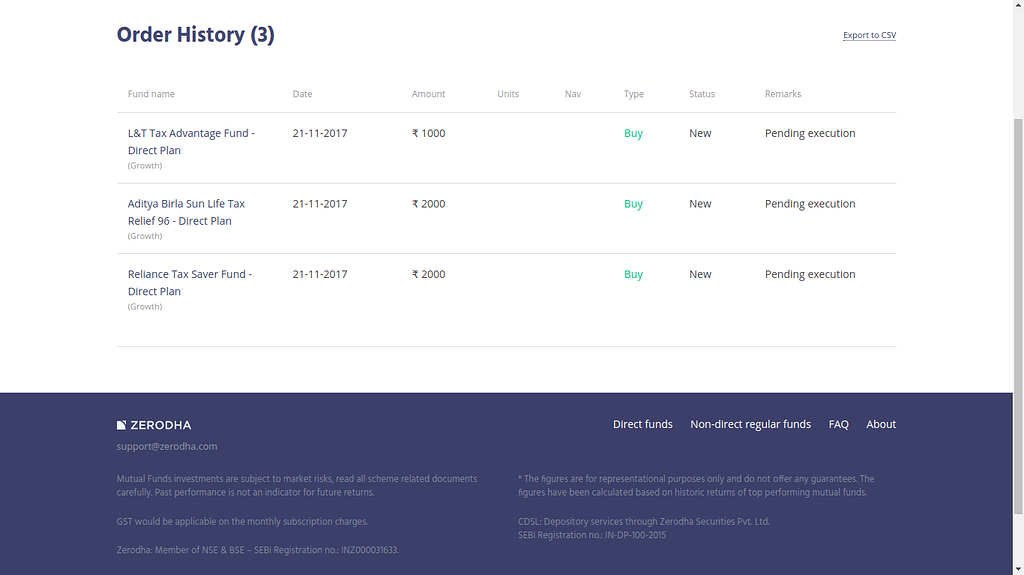 What is Process of New Direct SIP Order in Coin - Coin - Direct MF ...