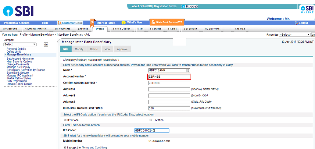 How to transfer funds via IMPS/NEFT to my Zerodha trading account ...