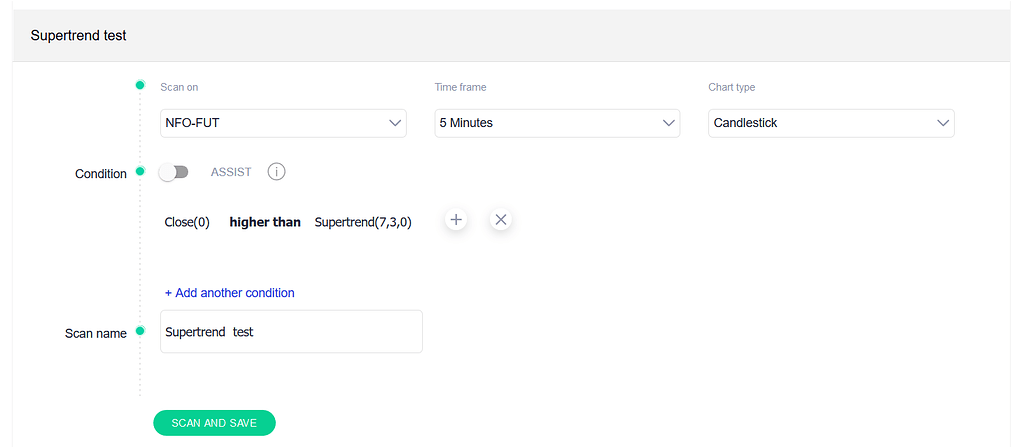 How to use Streak scanner for Futures? - Streak - backtesting - Trading ...