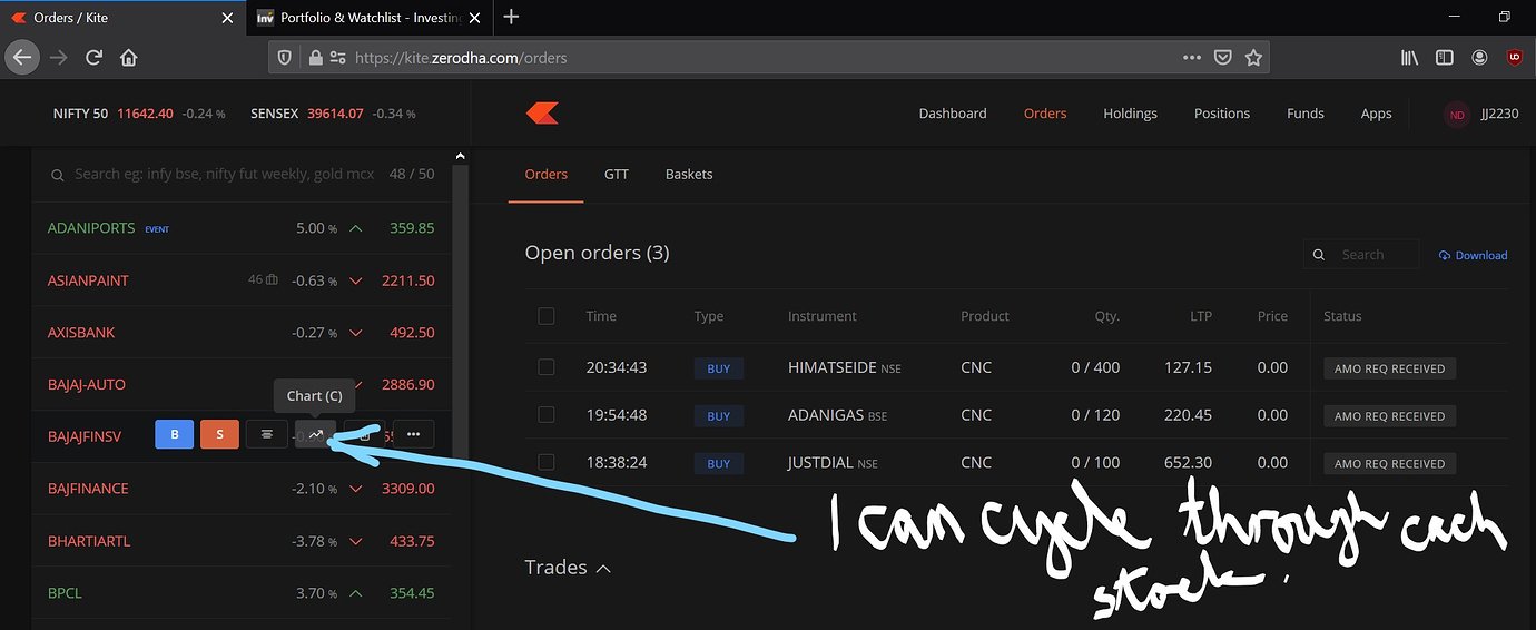 CSV Upload facility to watchlist - Zerodha - Trading Q&A by Zerodha ...