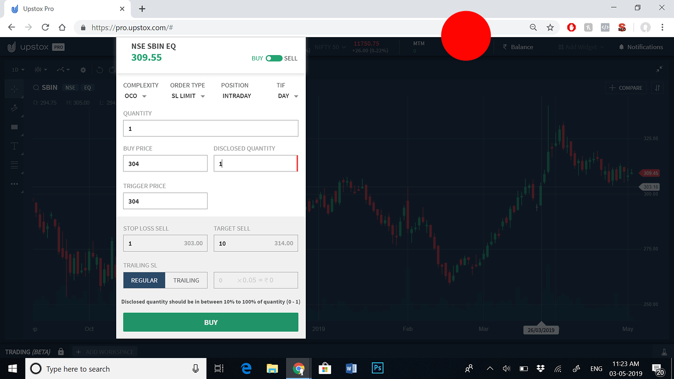 Trigger price for stoploss buy orders should be higher than the last ...
