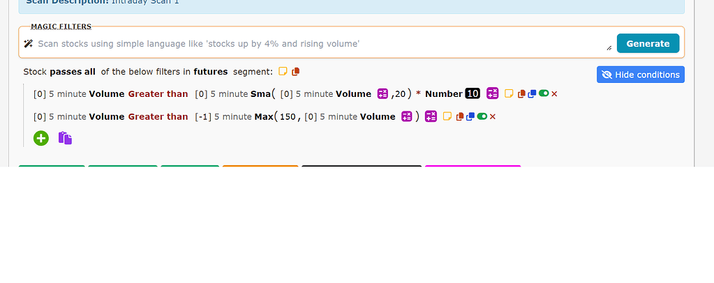 Can you create a screener on streak by the below conditions? - Algos, strategies, code - Trading ...