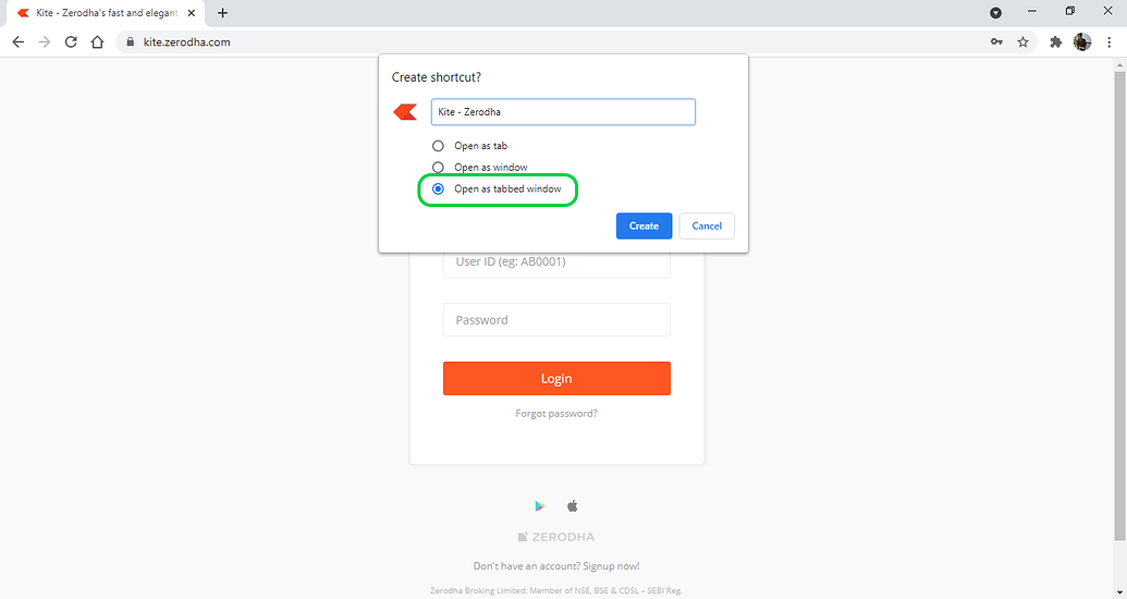 Running Kite Web as Desktop App with Tabbed Interface. - Zerodha ...