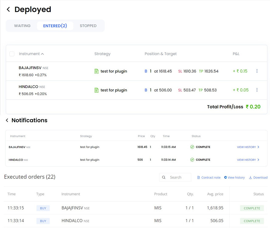 Streak Paper trade To Fully auto trading - Algos, strategies, code - Trading Q&A by Zerodha ...