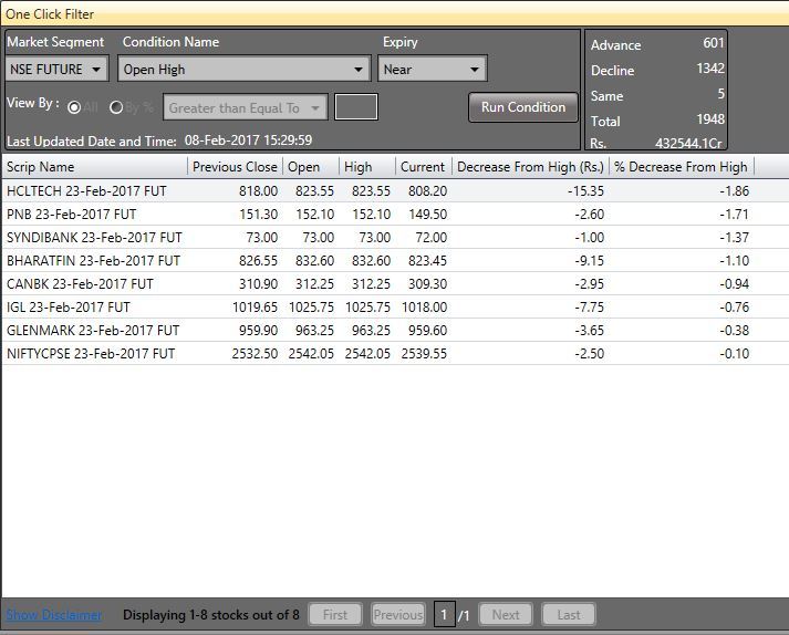 One Click Filter - Zerodha platforms - Trading Q&A by Zerodha - All ...