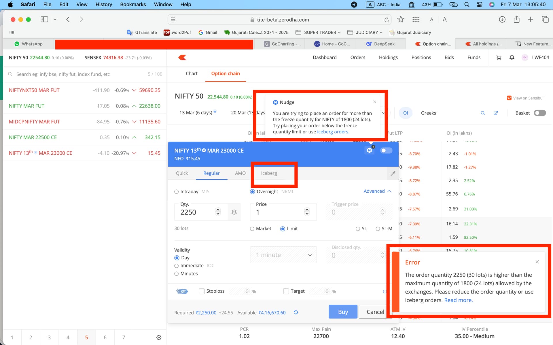 New Features on the Order Window: Order Slicing, Market Protection ...